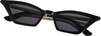Generic Lunettes De Soleil Tendance For Hommes Et Femmes &Agrave; Monture Fine, Id&eacute;ales For Les Sports Plein Air La Conduite(Black)