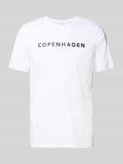 Lindbergh T-Shirt mit Label-Print Modell Copenhagen