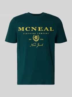 Mc Neal T-Shirt mit Label-Print und Rundhalsausschnitt