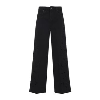 Farm Rio Richelieu Denim Pants - - Jeans - Damen - Schwarzk - W26