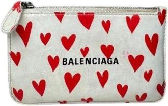 Balenciaga unisex, Pre-owned, Blanc, Taille: ONE Size Porte-cartes Vintage Pre-owned