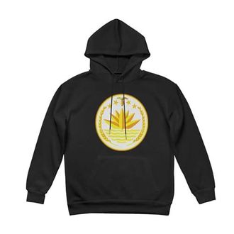 Generic Sweatshirts &Agrave; Capuche Hommes Doublure Polaire Imprim&eacute; Graphique Bengale Embl&egrave;me National Pull Hoodie Hauts Streetwear Vintage Pull De D&eacute;tente Athleisu