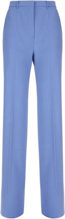 Max Mara Femme, Pantalons, Bleu, Taille: 40 FR Quasar Straight Pantalons