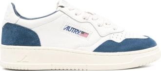 Autry Femme, Chaussures, Bleu, Taille: 36 EU Medalist Low Baskets