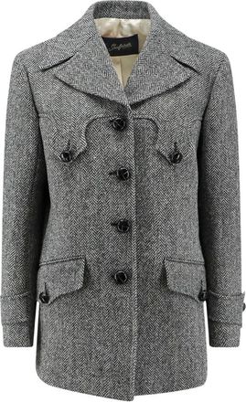 Seafarer Fischgr&auml;ten-Tweed-Sakko - - Jackets - Damen - Grau - M