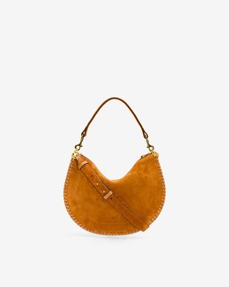 Isabel Marant Sac Oskan Soft Zip En Cuir Velours - - Cognac - - Isabel Marant