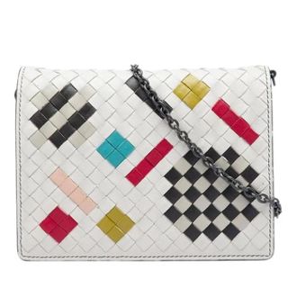Bottega Veneta Pre-owned Wallet on Chain - - Pre-owned - Damen - Wei&szlig; - ONE SIZE