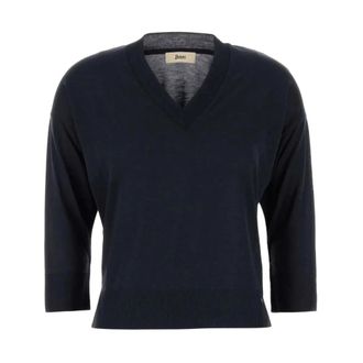 Herno Stilvoller Jersey - - Knitwear - Damen - Blau - XL