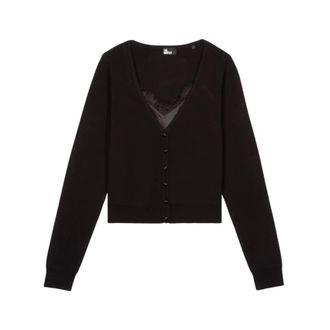 The Kooples Damen, Strickwaren, Schwarzk, MGr&ouml;&szlig;e