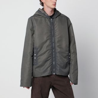 Rick Owens Tower Gimp Dark Dust Nylon-Bomberjacke