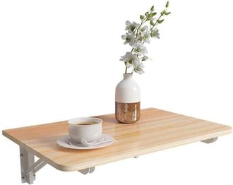 Generic An Der Wand Montierter Klapptisch, Platzsparender Schwebender Arbeitstisch, Herunterklappbare Holzwerkbank, 50 Kg Tragf&auml;higkeit, Mehrere Gr&ouml;&szlig;en Erh&auml;lt