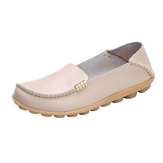 Generic Chaussures de marche avec amortissement - Imperm&eacute;ables - Mocassins confortables pour femme - Bout rond - Semelle souple - Chaussures de randonn&eacute;e anti