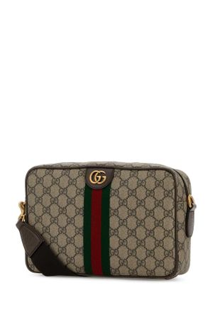 Gucci Mens Printed Canvas Crossbody Bag Oldbenacvrvna T Polyurethane Polyamide Borse A Tracolla