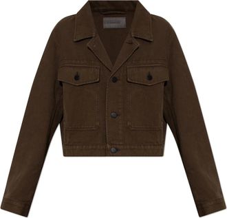 Christophe Lemaire Femme, Vestes, Brun, Taille: 36 FR Boxy Denim Jacket