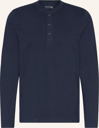 Schiesser Schlafshirt Mix+Relax blau