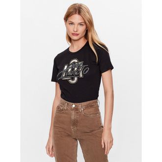 Liu Jo T-Shirt CF3320 JS003 Schwarz Regular Fit