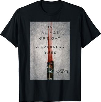 Star Wars The Acolyte Lightsaber Poster A Darkness Rises T-Shirt