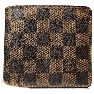 Louis Vuitton Portefeuille / Porte-cartes vintage Damier Monogram Pre-owned - unisex - Pre-owned - Brun - Taille: ONE Size