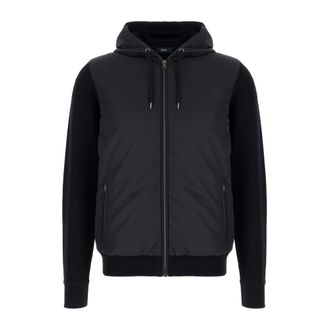 Herno Homme, Vestes, Bleu, Taille: L Veste Hybride &agrave; Capuche