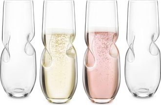 Final Touch Champagnergl&auml;ser ohne Stiel, 236 ml Gl&auml;ser