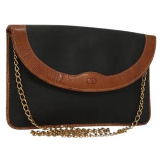 Dior Pre-owned Ledertasche f&uuml;r die Schulter - - Pre-owned - Damen - Schwarzk - ONE SIZE