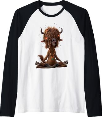 Disney Zootropolis 2 Yax the Yak Groovy Meditation Pose Raglan