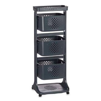 San Ignacio Antr Kollektion Kinvara Gemüsewagen aus Kunststoff, 3 Höhen