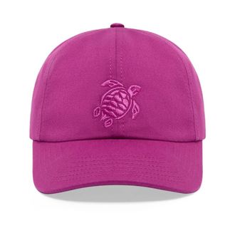 Vilebrequin Solid Cap Schildkr&ouml;ten-Stickerei - - Accessories - Damen - Lila - ONE SIZE