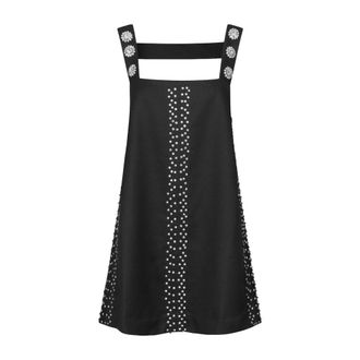 Stine Goya Kristallverziertes Minikleid - - Dresses - Damen - Schwarzk - S