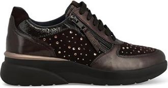 Melluso Baskets Confortables en Cuir Marron pour Femme k55452 38