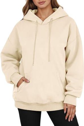 Generic Sweat &agrave; capuche d&eacute;contract&eacute; &agrave; manches longues pour homme - Confortable - Hiver - Chaud - Doublure en polaire - Avec poche &agrave; cordon de serrage - Pour u