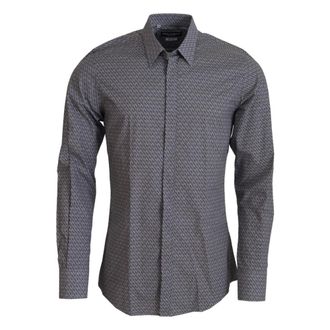 Dolce & Gabbana Gold Dress Formal Shirt - - Shirts - Herren - Grau - M