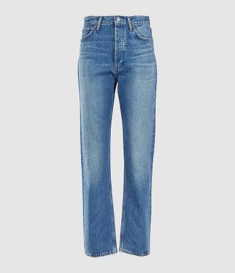 A Gold E Jean 90S Pinch Waist High Rise Str Circulate