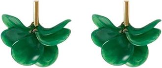 Malababa Femme, Accessoires, Vert, Taille: ONE Size Petal Drop Earrings