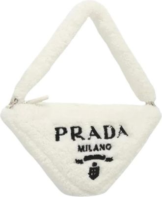 Prada Sac Mini d&Eacute;paule Vintage Pre-owned - Femme - Pre-owned - Blanc - Taille: ONE Size