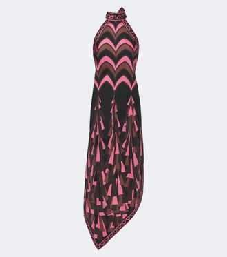 Pucci Midikleid Baiadera aus Seiden-Twill