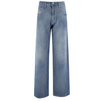 Ermanno Scervino Wide Straight-Leg Jeans - - Jeans - Damen - Grau - 2XS