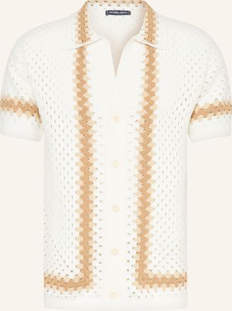 Frescobol Carioca Frescobol Carioca Kurzarm-Hemd Pinto Comfort Fit weiss