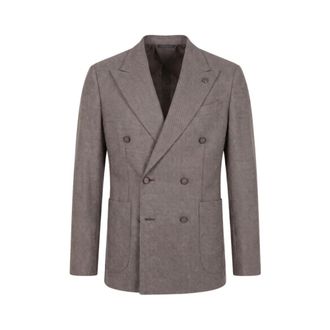 PESERICO Blazer - Homme - Vestes - Brun - Taille: L