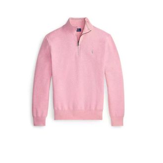 Polo Ralph Lauren Homme, Pulls, Rose, Taille: L Cotton LSL Turtleneck