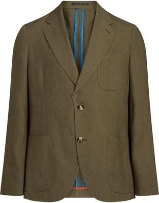 Paul Smith Veste de costume droite en lin
