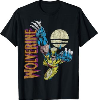 MARVEL X-Men Wolverine Claws Out Action Shot T-Shirt