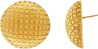 Dansk Copenhagen Vergoldete Wasserdichte Statement-Ohrringe - - Accessories - Damen - Gelb - ONE SIZE