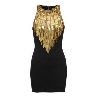 Balmain Grain de poudre besticktes Kleid - - Dresses - Damen - Mehrfarbig - M