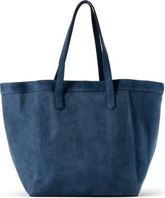 Saison 1865 Sac cabas Enzo en cuir su&eacute;d&eacute;