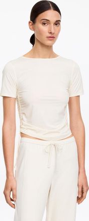 Arket Sportoberteil -Wei&szlig;