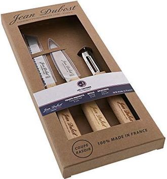 Jean Dubost SET 3 PIECES CUISINE MANCHE HETRE TRADITION