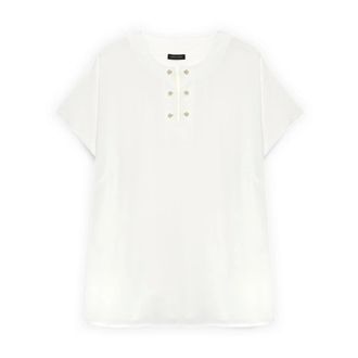 Fiorella Rubino Damen, Blusen & Hemden, Wei&szlig;, LGr&ouml;&szlig;e