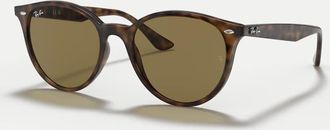 Ray-Ban Rb4305 Phantos - Lunettes de soleil &agrave; verres marron - Havane clair