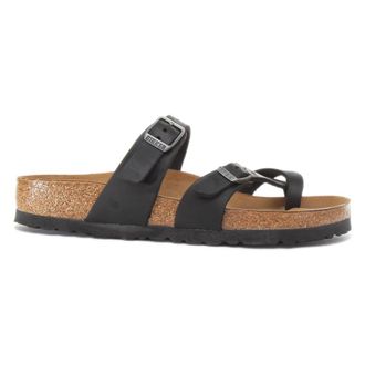Birkenstock Homme, Chaussures, Noir, Taille: 41 EU Sandale en cuir noir huil&eacute; | Ajustement confortable